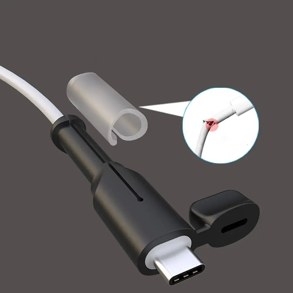 3-в-1 кабель USB Type-C Lightning Multicolor — фото 1