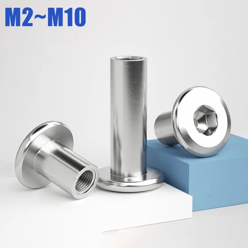 Металлические заклепки нержавеющая сталь M2-M10 M2-20pcs, 22mm