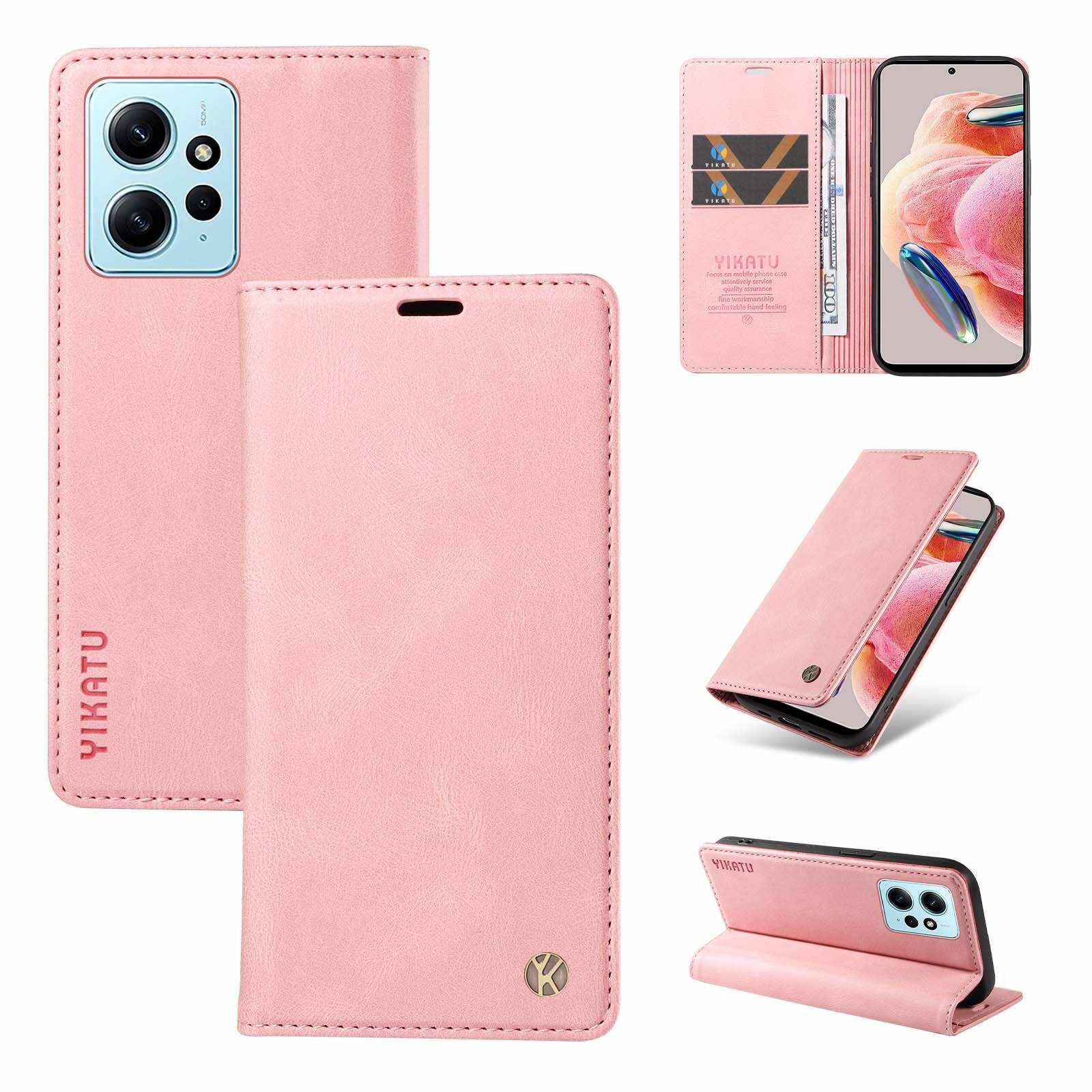 Подходит для Xiaomi Redmi Note 12 (4G) / Сяоми Редми Ноут 12 (4Джи) Магнитные пряжки, кронштейны, сейсмостойкие, новинки