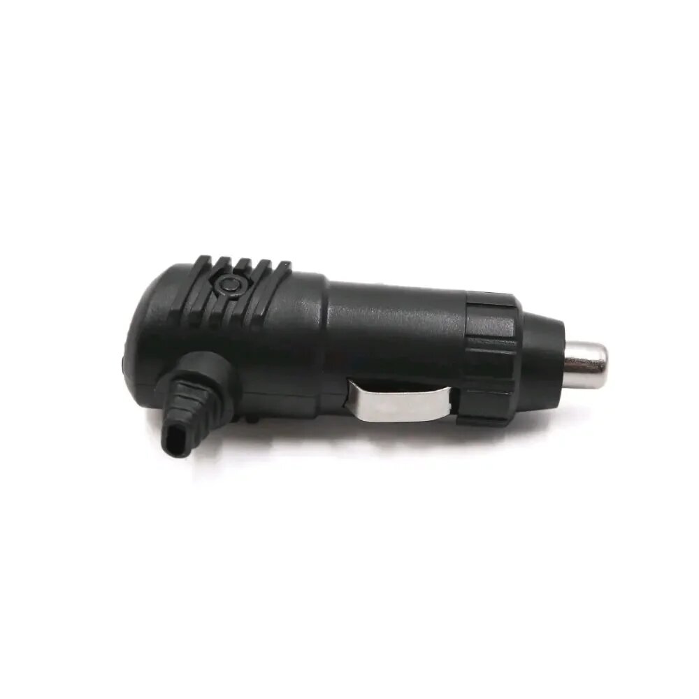 Черный ABS автоматический прикуриватель, розетка для зарядного устройства, разъем постоянного тока 12 В 24 В, светодиодный переключатель включения-выключения, подходит для универсального автомобиля