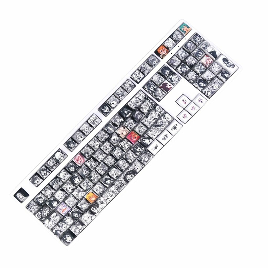 108-клавишный сублимационный OEM-профиль японского аниме для механических клавиатур заменяет