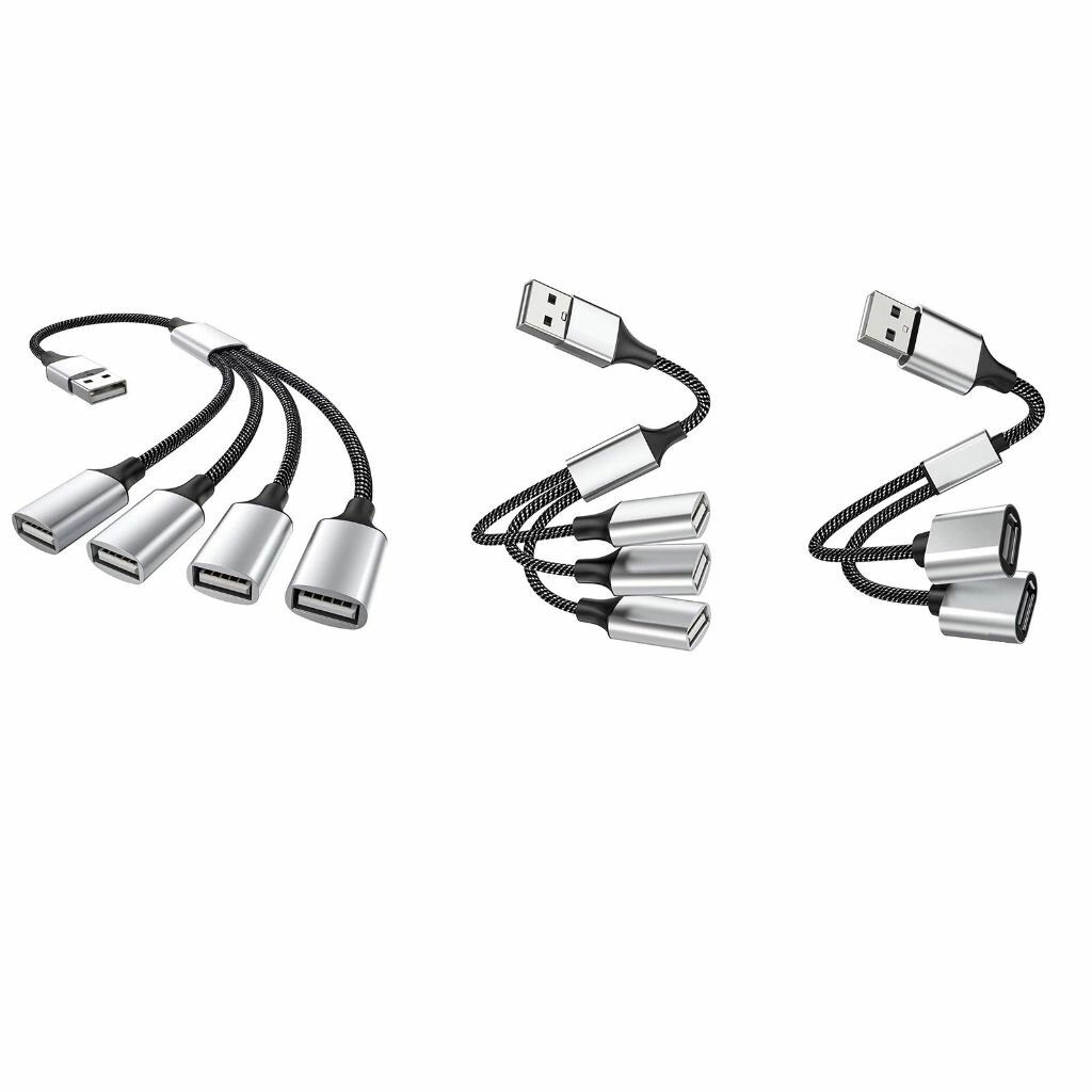Адаптер-разветвитель с разъемами USB 2.0 для 2/3/4 портов MyPads