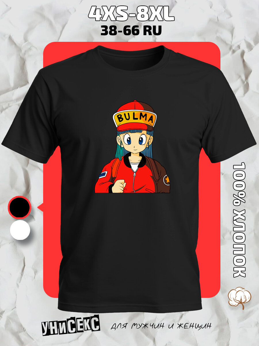 Футболка с принтом драконий жемчуг dragon ball