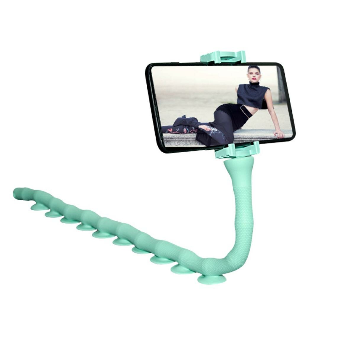 Милый червяк вращающийся на 360 градусов гибкий держатель для телефона на присоске ленивый кронштейн