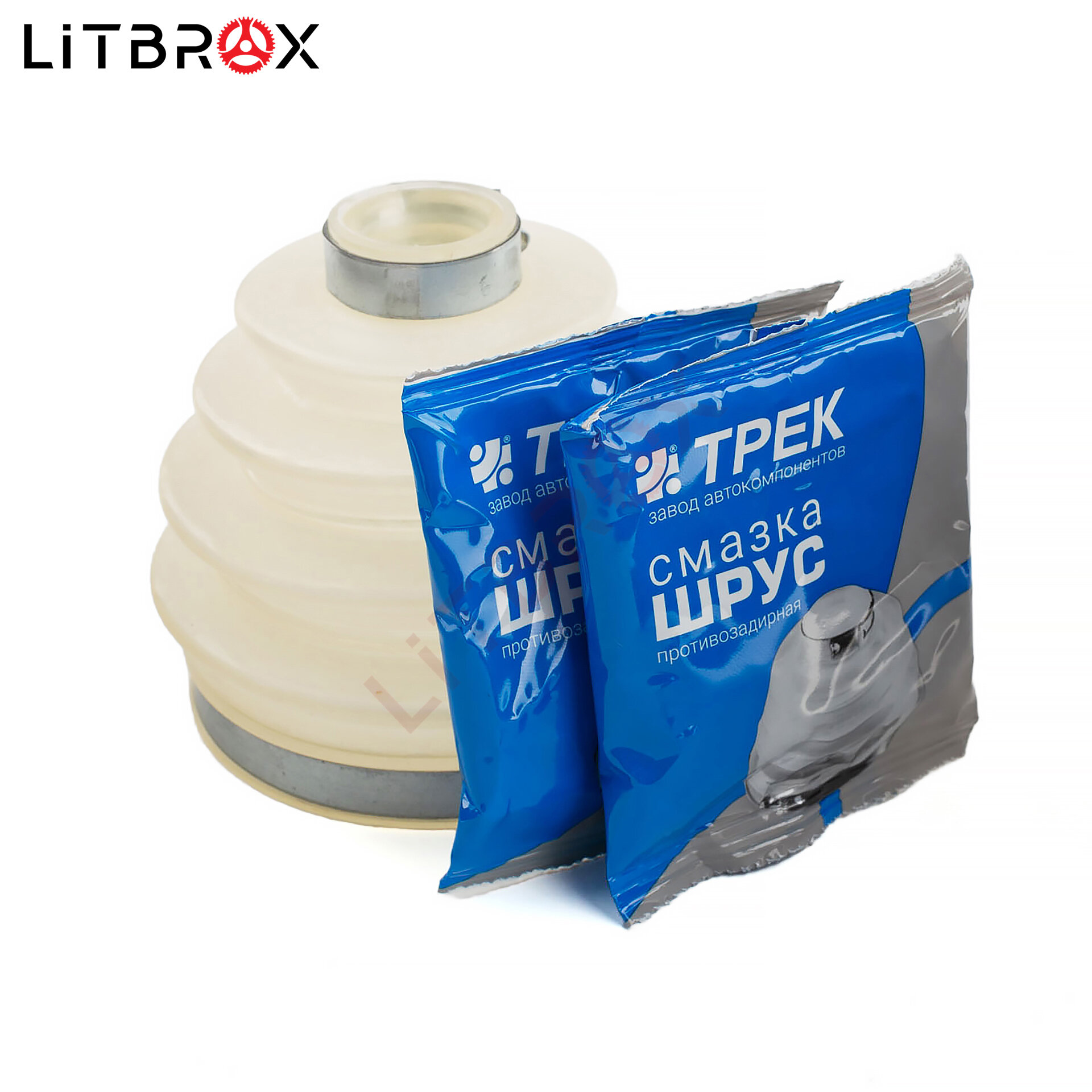 Пыльник шруса наружного с хомутами и смазкой (D83.5, d20.5, H100) трек "Чемпион" LADA Niva, Urban, Legend, 2123 Chevrolet Niva, Travel / CB70-101 / 2121-2215030