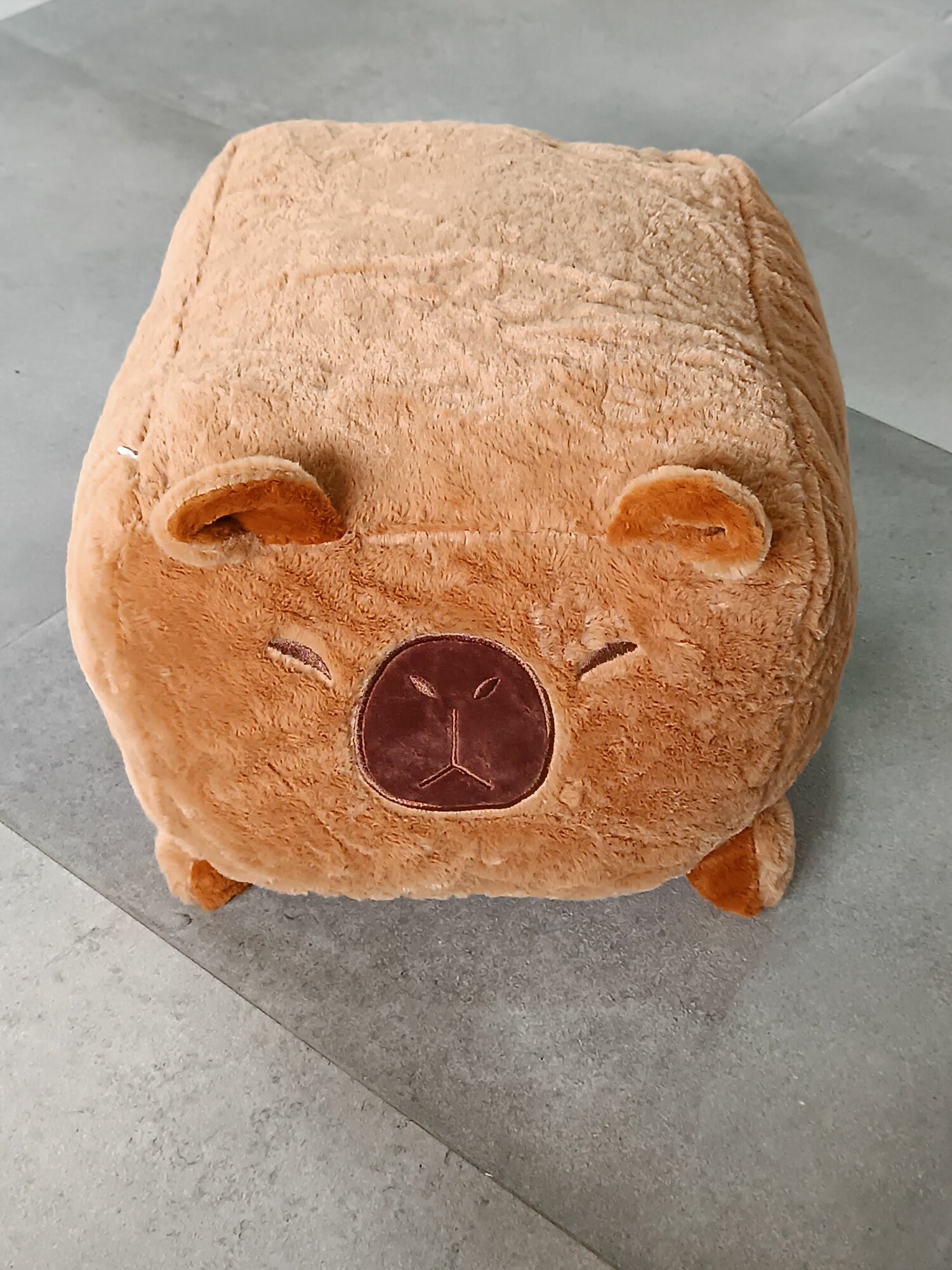 Капибара пуфик-подушка мягкая игрушка 52см.