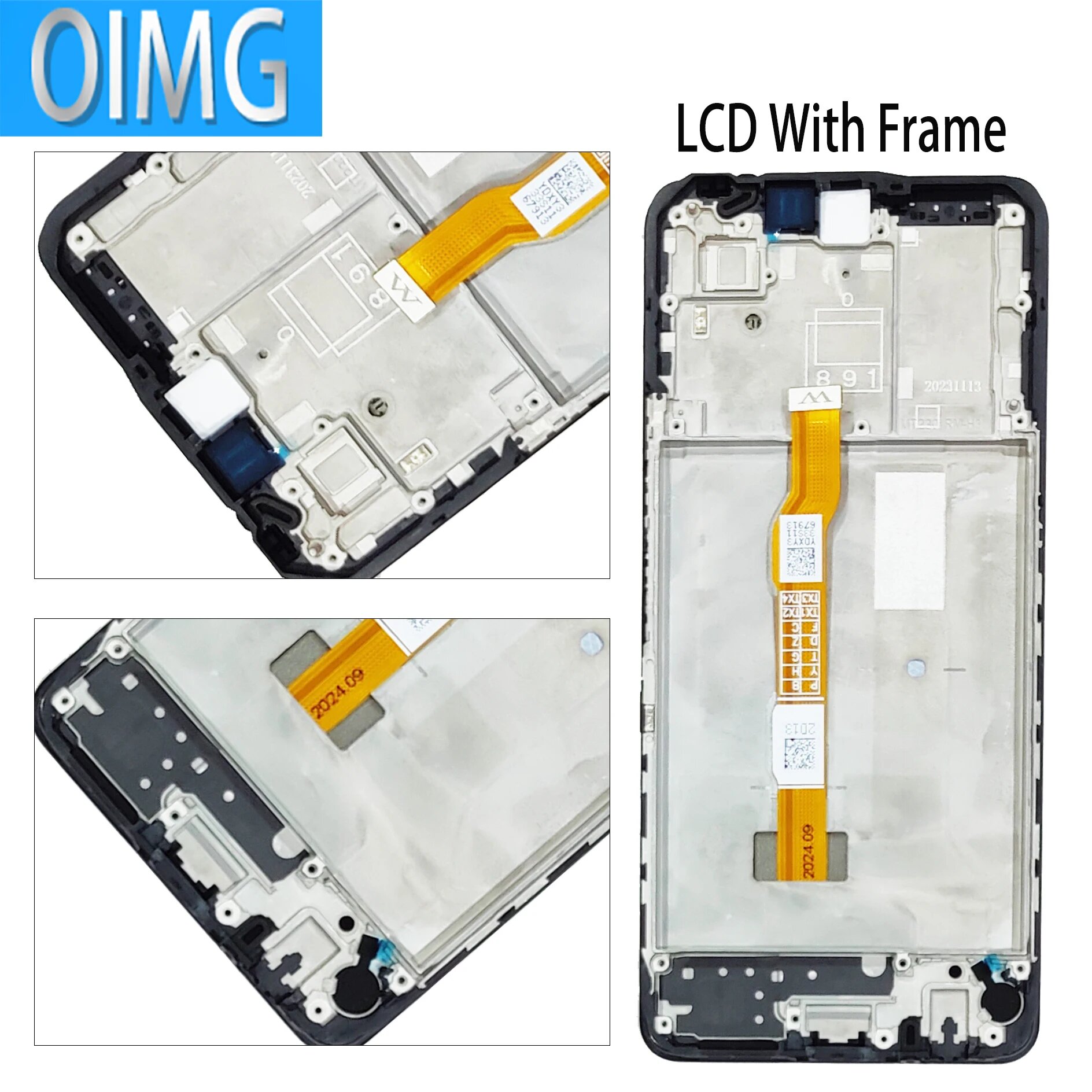 6,64 дюйма для Vivo Y36 Дисплей V2247 ЖК-дисплей 5G V2248 с рамкой и сенсорным LCD With Frame