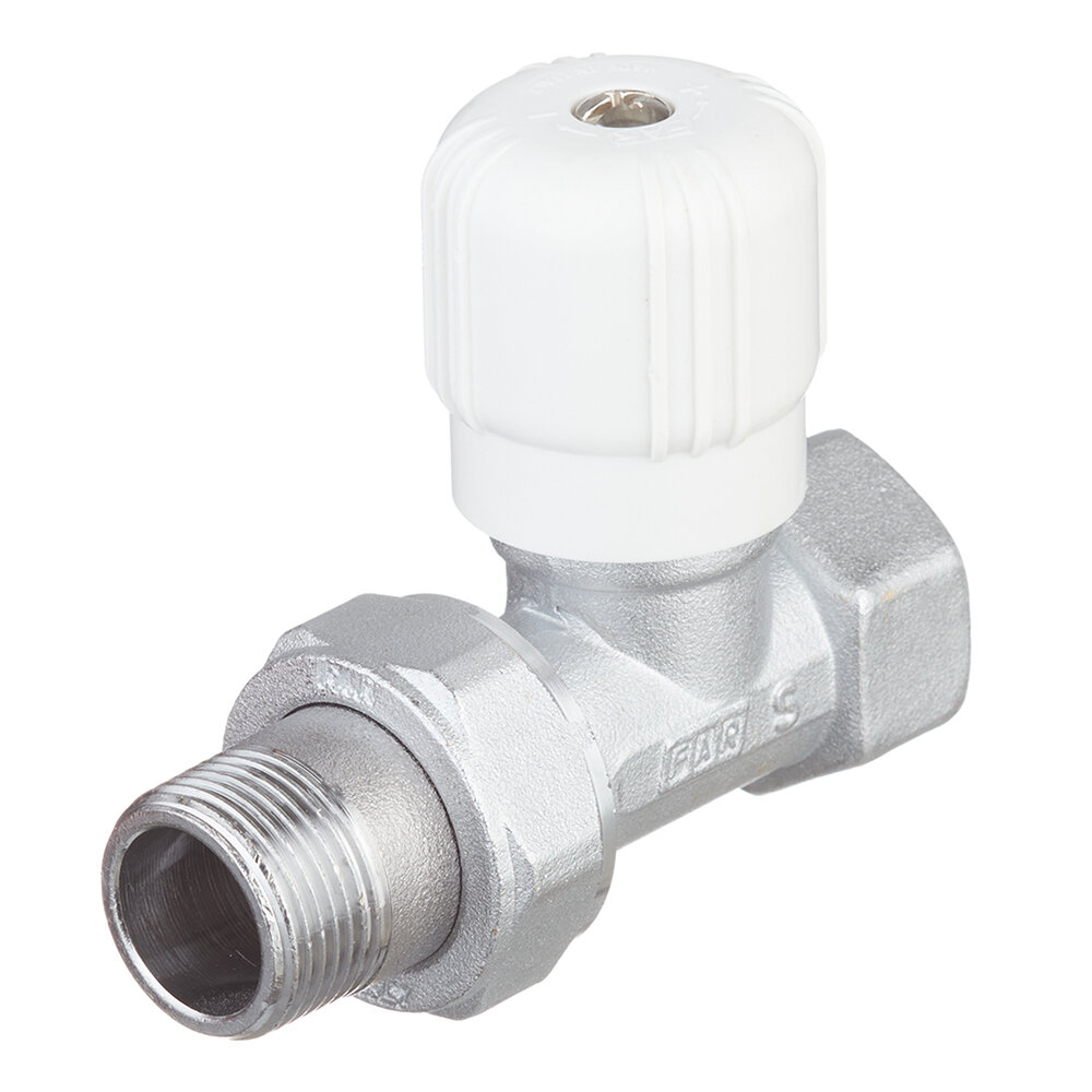 Клапан регулирующий Far 3/4 НРш х 3/4 ВРг для радиатора FV 1350 34