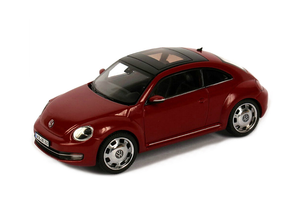 Модель коллекционная SCHUCO Vw volkswagen beetle 2011 tornadorot (красный)