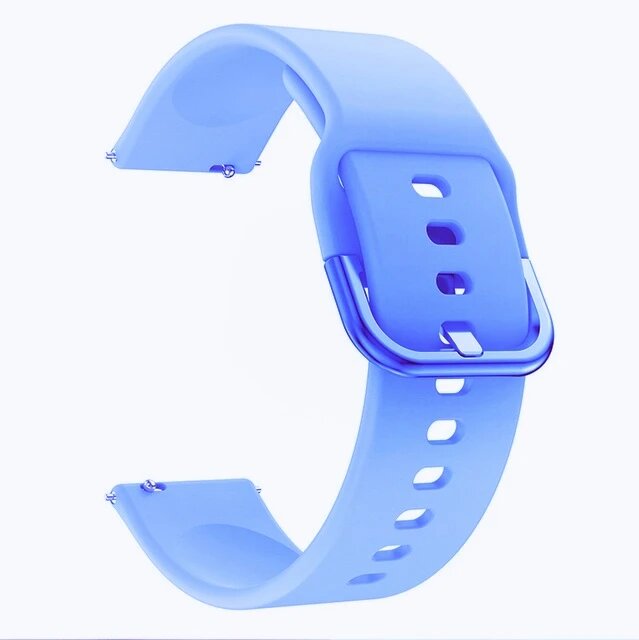 Силиконовый ремешок Haylou GST Lite, небесно-голубой