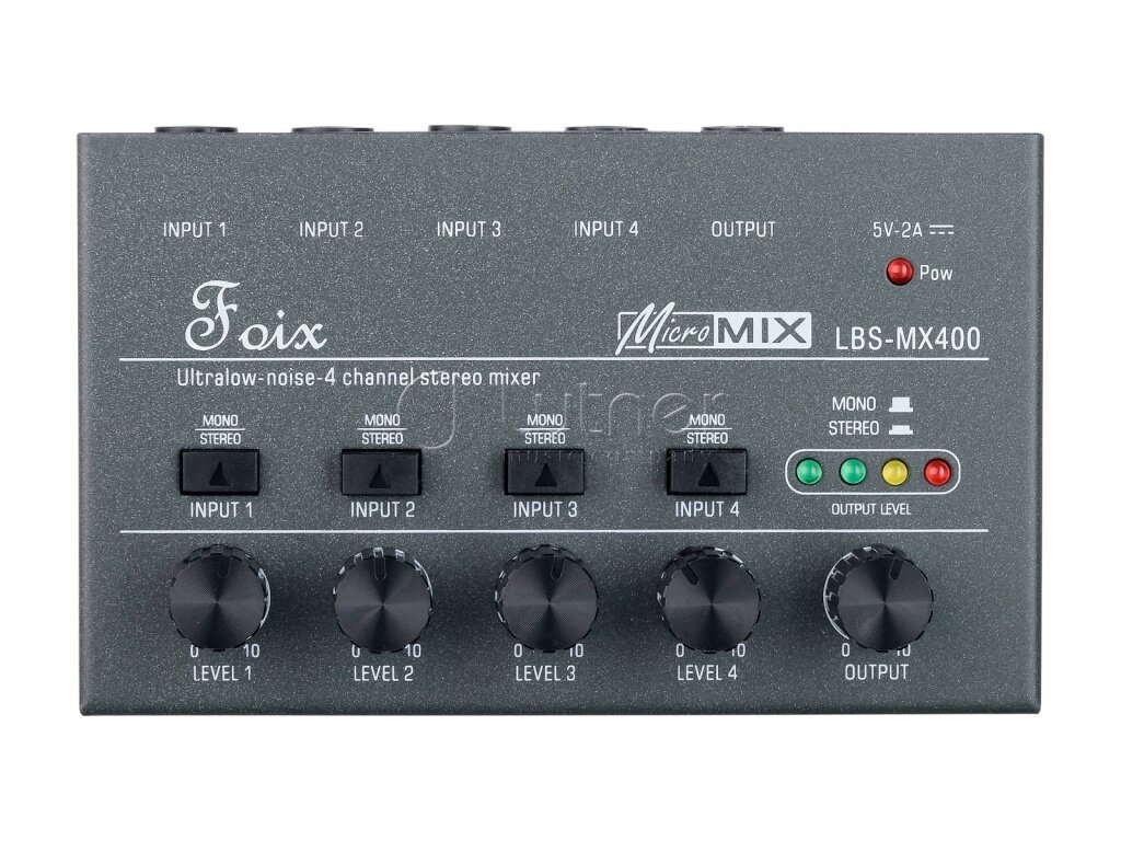 Микшер, 4 канала, Foix