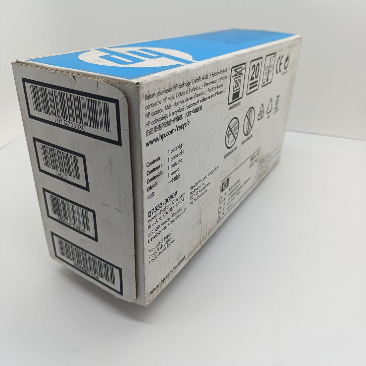 Картридж HP лазерный №53X (Q7553XC) пов. емкости для принтера. Товар уцененный