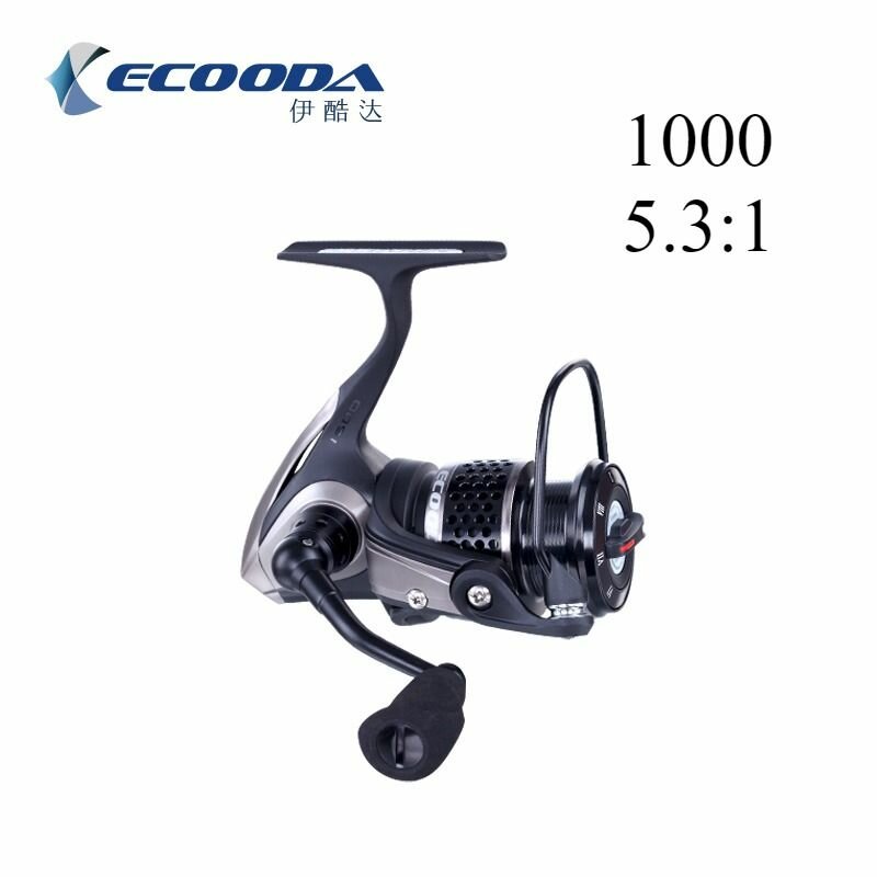 Ecooda EBH II Black Hawk 1000 5.3:1 Катушка для рыболовных снастей