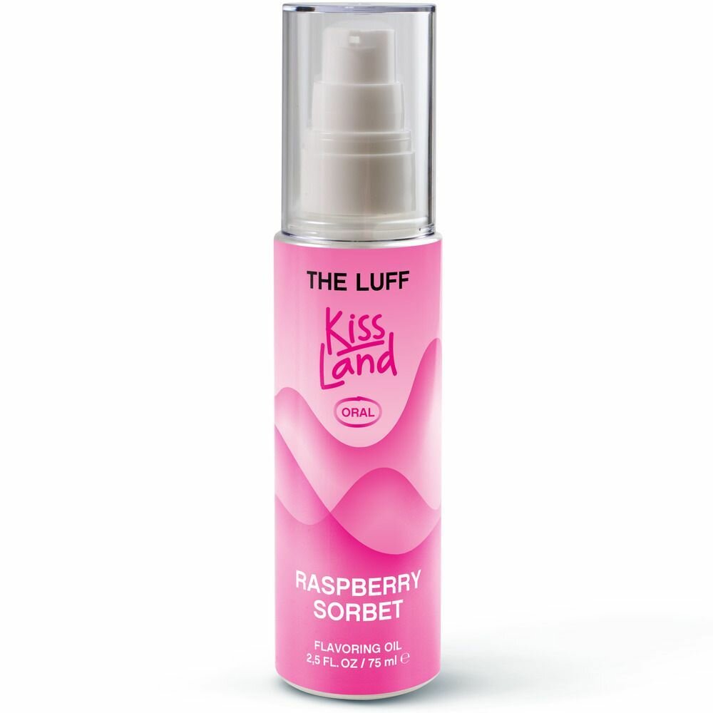 Съедобное массажное масло Kiss Land Raspberry Sorbet - 75 мл, THE LUFF