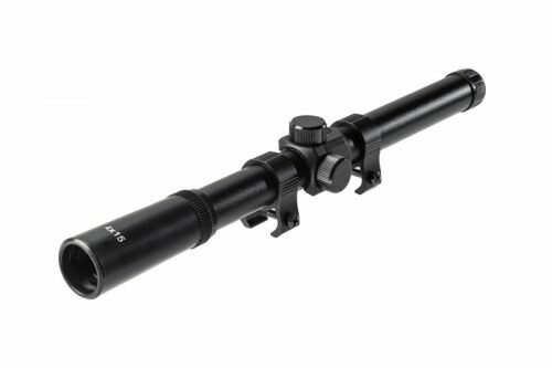 Прицел с кронштейном Target Optic 4x15 (тонкий крест), б/п