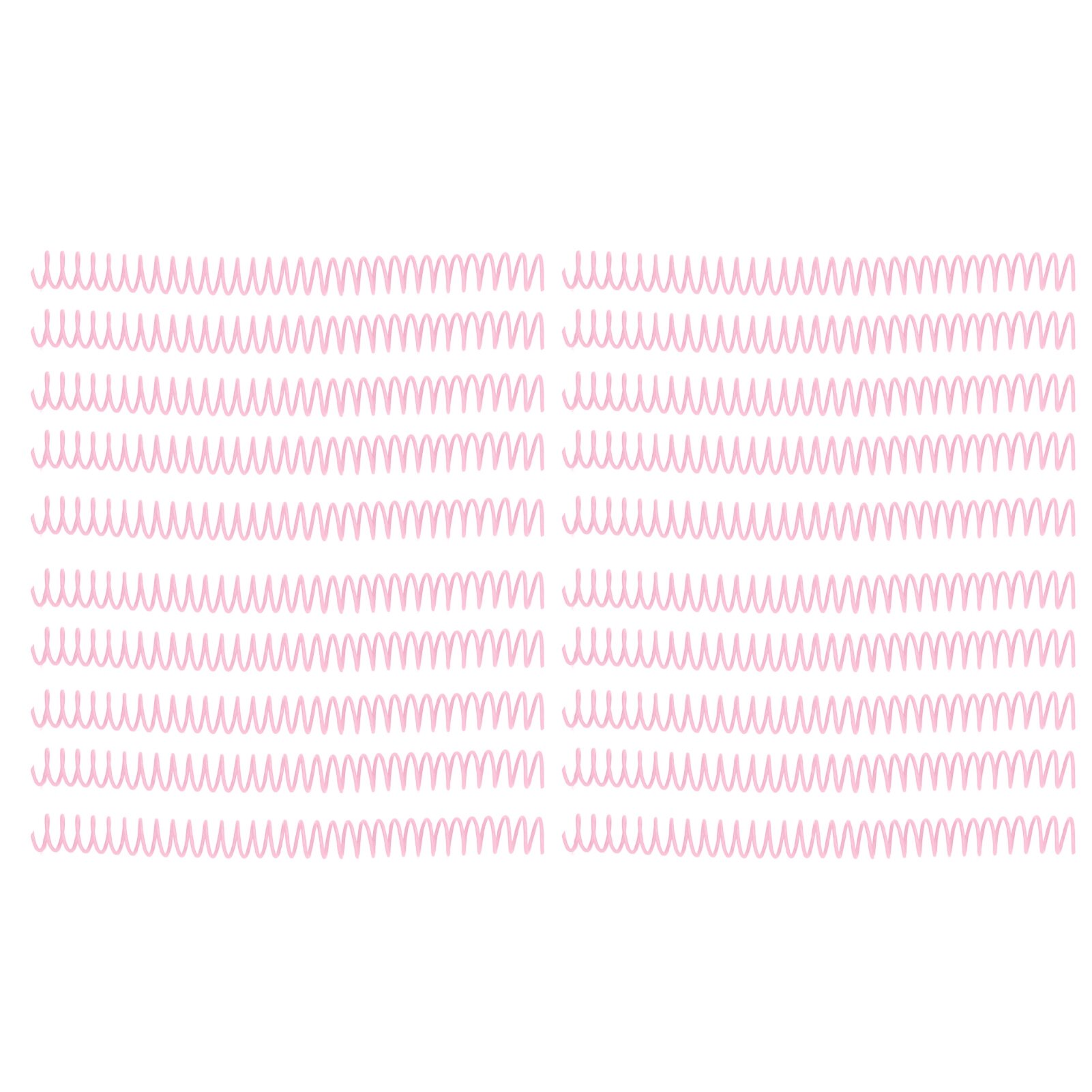 20 пластиковых спиральных переплетных спирали диаметром 19 мм (3/4 дюйма), 30 отверстий, для блокнотов формата A4 и A5, розовые, для проектов и документов.