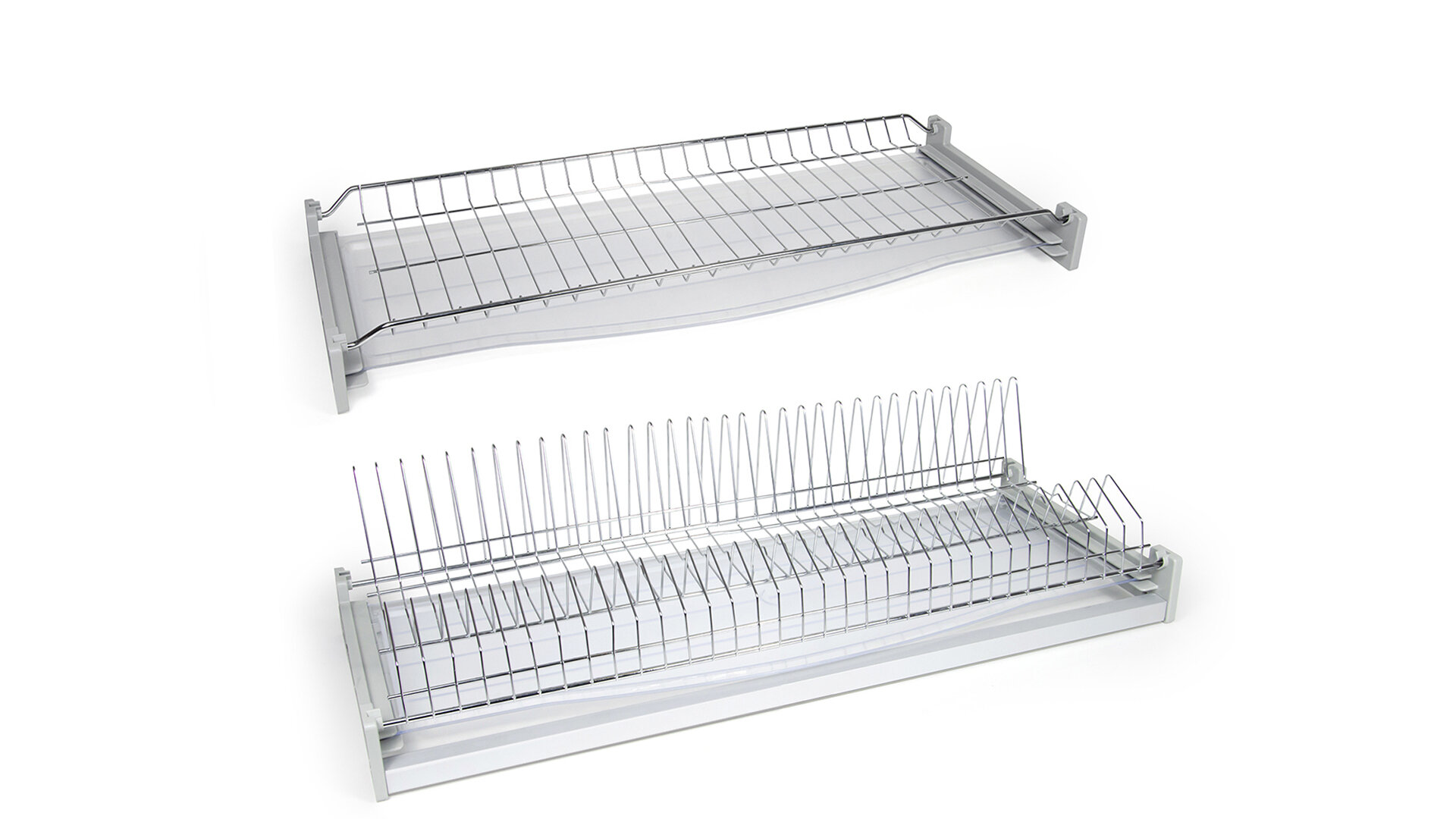 Сушка для посуды STUDIO 16 SU08/700, двухуровневая, проволочная, хром полированный