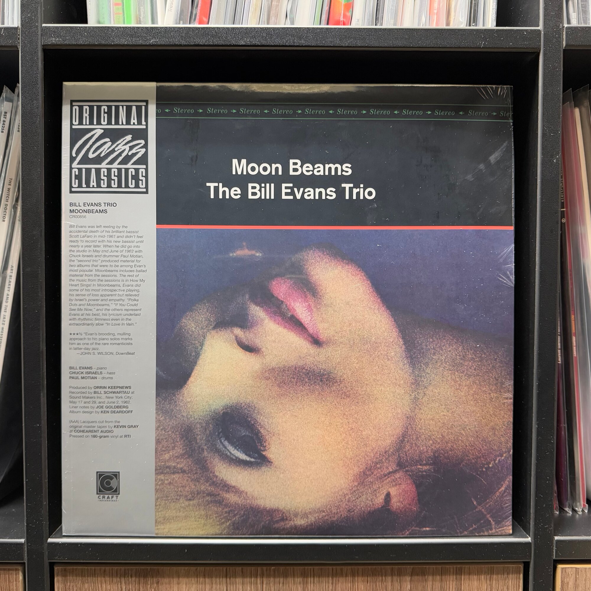 Виниловая пластинка BILL EVANS TRIO - Moon Beams (still sealed, 180 gram vinyl LP with obi-strip) LP Винил