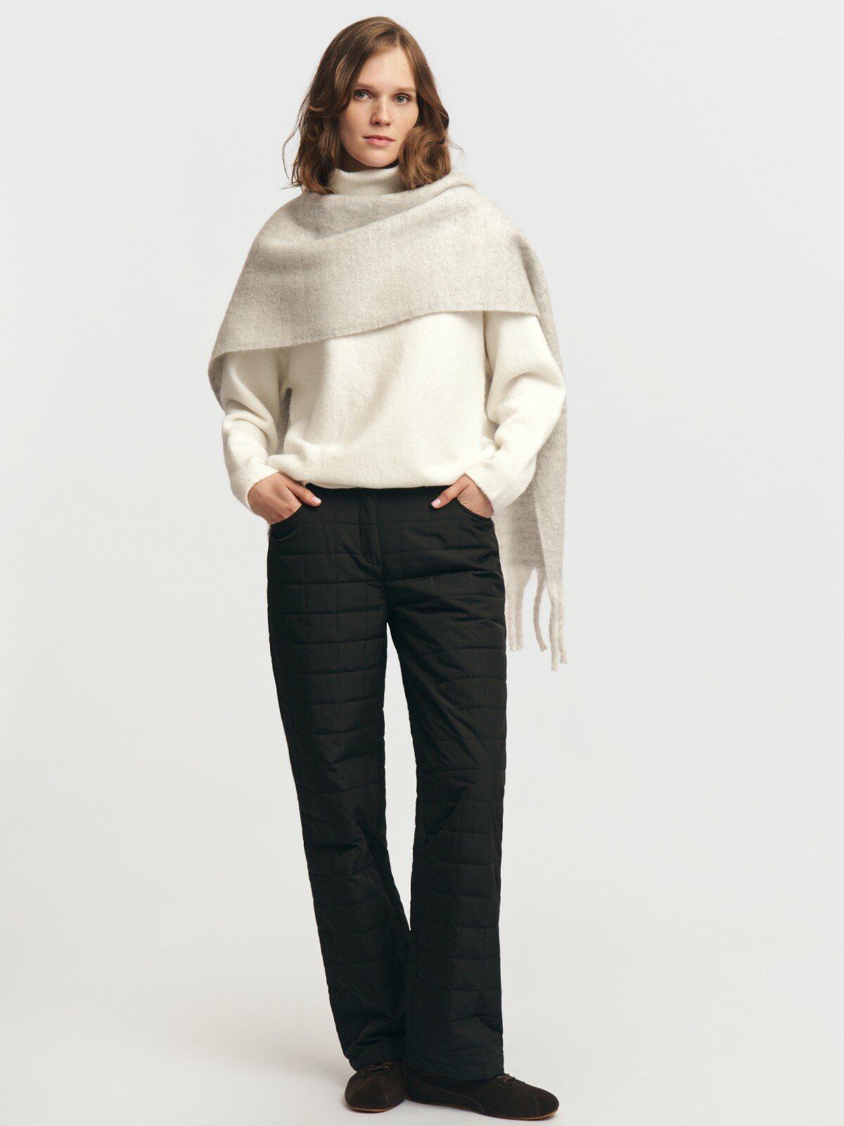 Брюки утеплённые