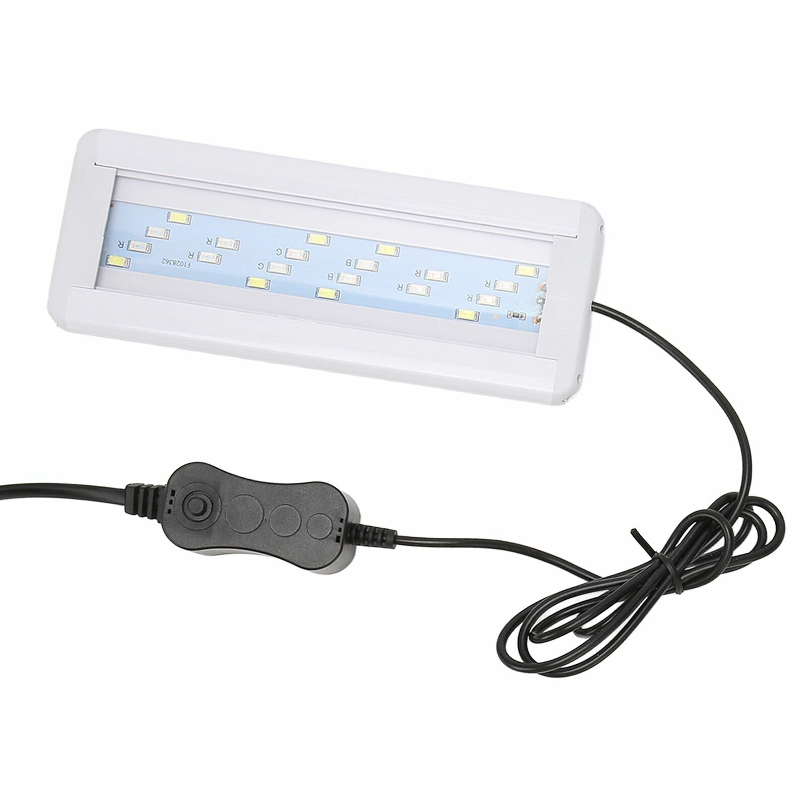 Светодиодная аквариумная лампа с акриловым абажуром, цветовая смена, 220В, мощность 3Вт, для аквариумов 20-30см