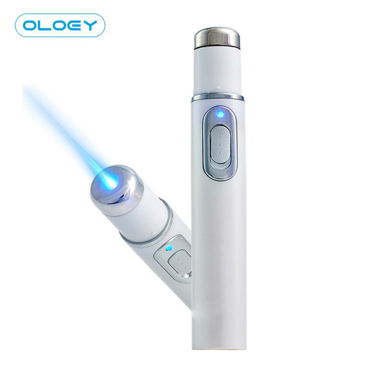 Портативный лазерный указатель для удаления морщин, прочный аппарат для удаления шрамов, ручка для синей светотерапии, массажный косметический инструмент
