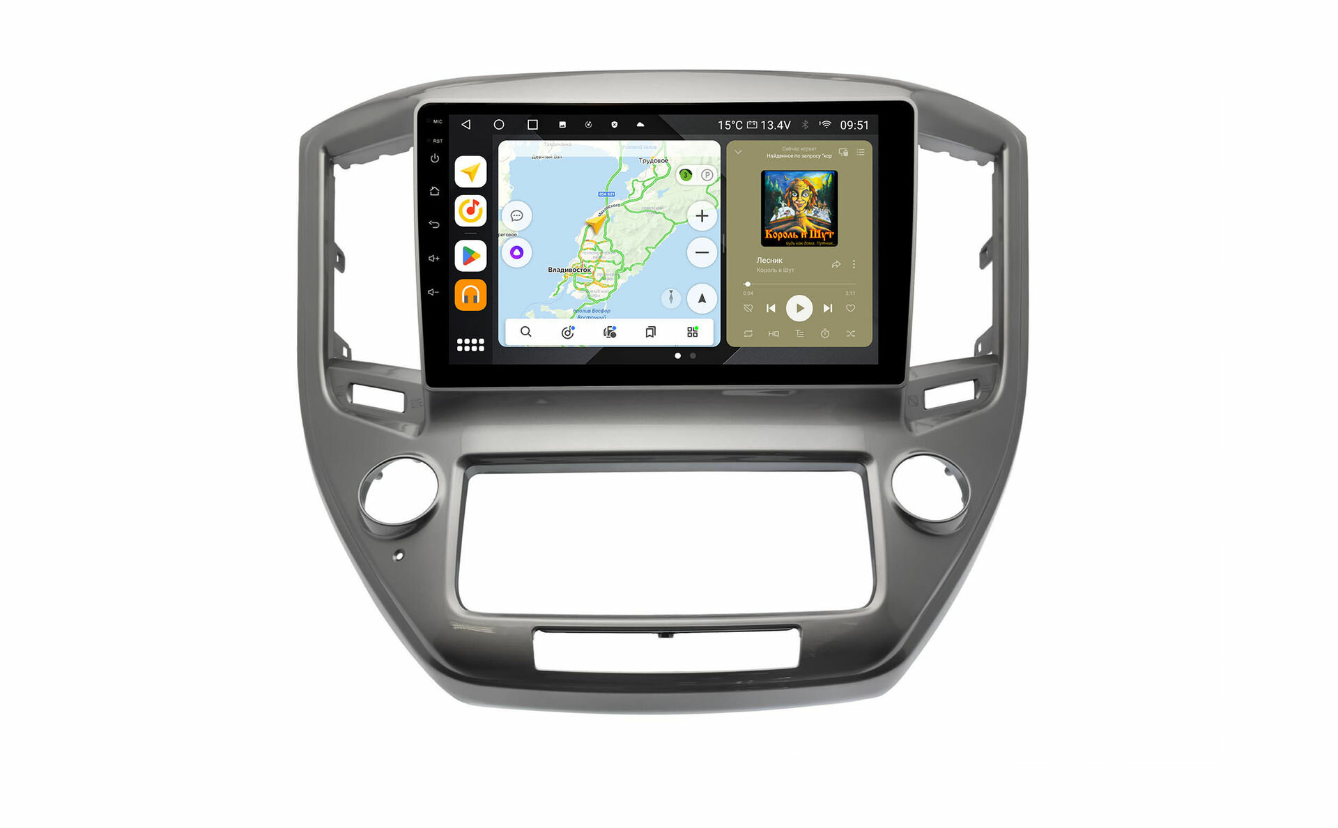 Магнитола Toyota Crown 2012 - 2018 / 9 дюймов, 4/64GB, 8 ядер, DSP, 4G, Android 10 / Wide Media