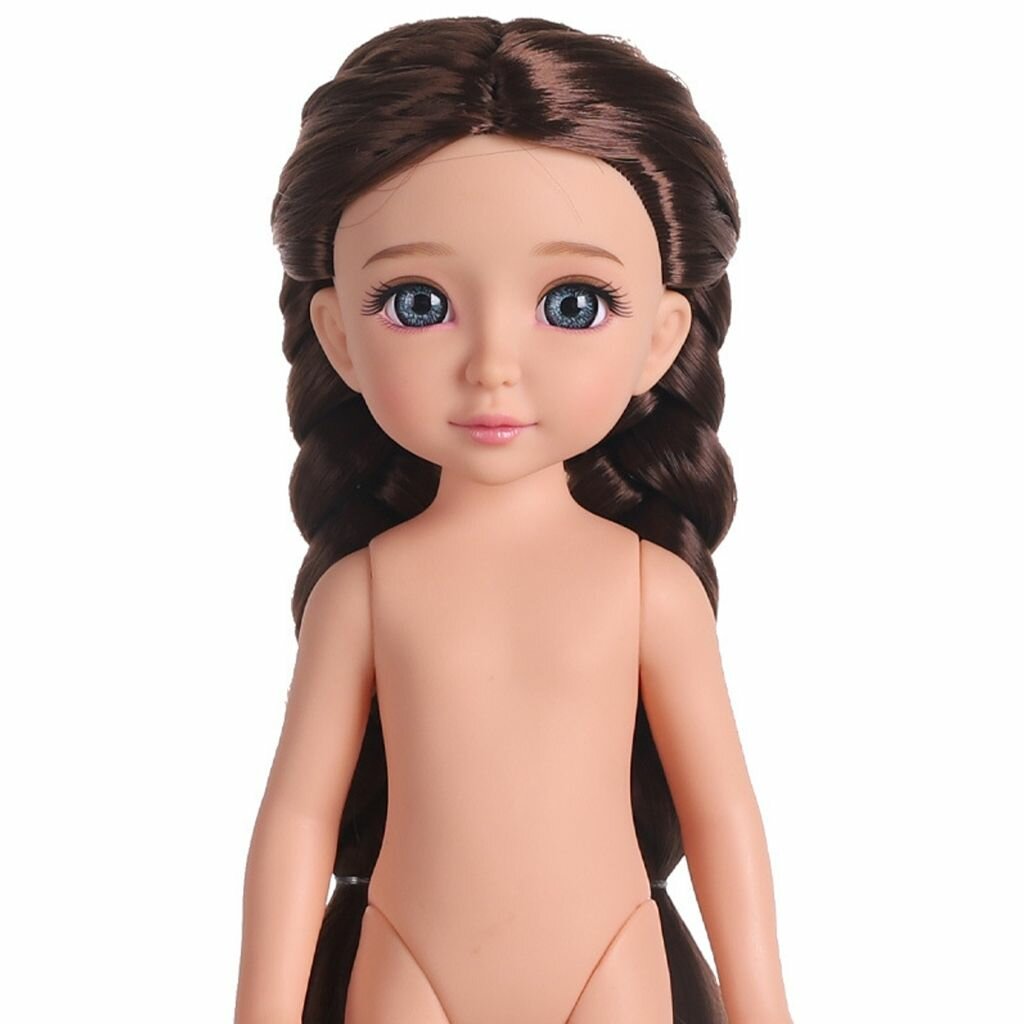 12-дюймовая виниловая кукла American girl doll little girl toy для детей-коричневая двойная коса средней длины