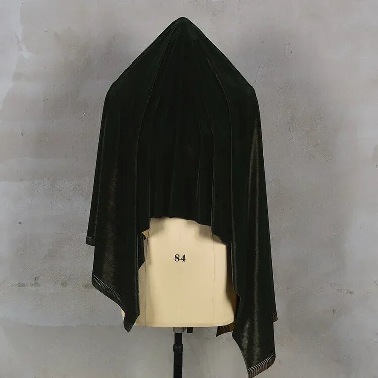 Двойной цвет стрейч корейский бархат для пошива Черный, 12