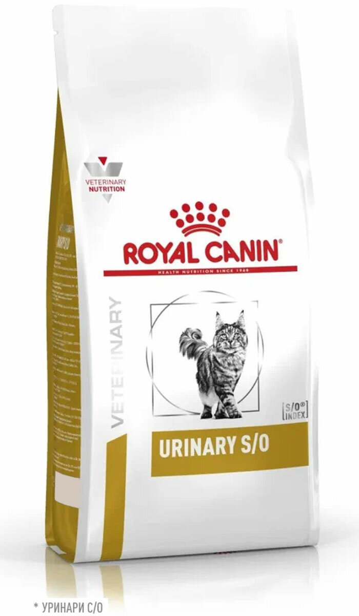 Корм сухой Royal Canin Urinary S/O Уринари С/О для взрослых кошек при мочекаменной болезни, 3,5 кг