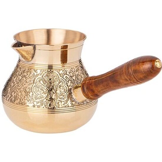 Турка Lefard резная "graving" 450 мл. латунь