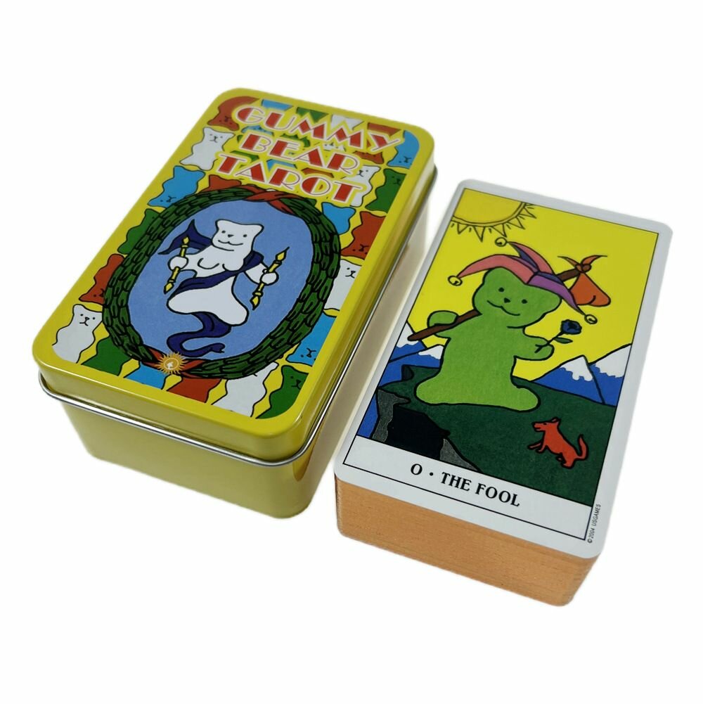 Карты Таро уэйта винтажное с железной коробкой / Vintage tarot 10*6см.
