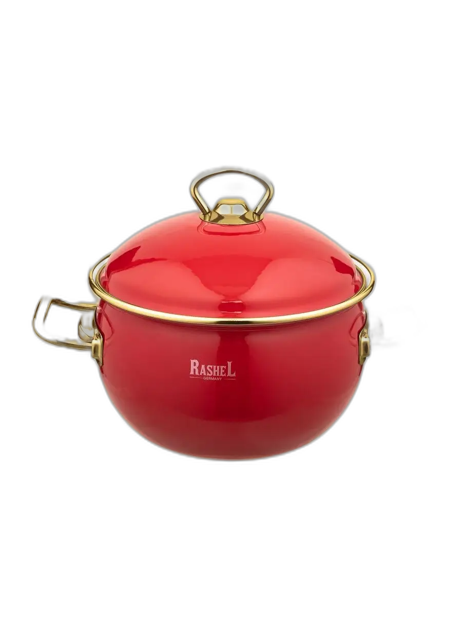 Кастрюля эмалированная с крышкой 4 л Premium