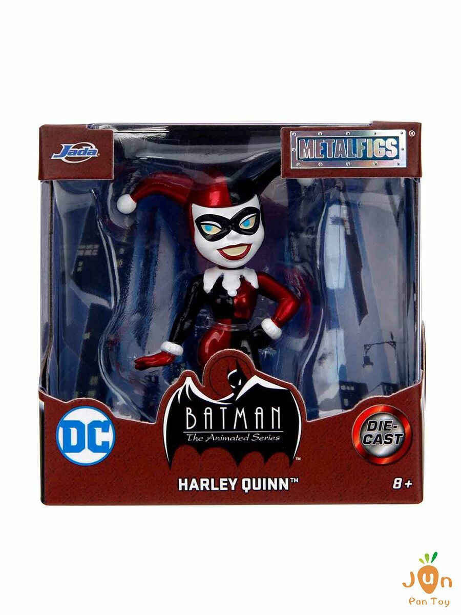 Jada Toys DC Batman Metalfigs Harley Quinn / Детская игрушка: металлическая фигурка Харли Квинн, подходит в качестве коллекционного подарка.