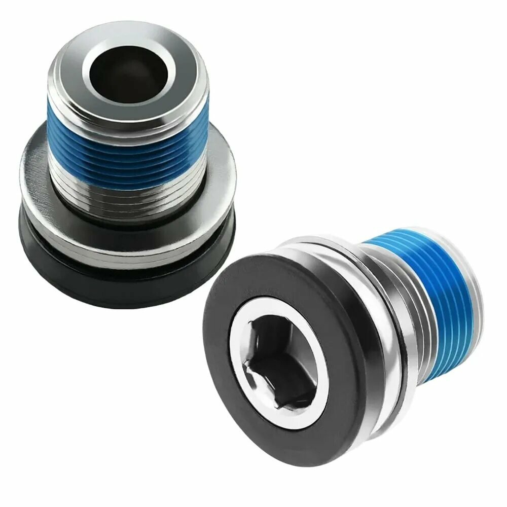 Крепежные болты для велосипедных шатунов 2 шт, M15, металл, черные