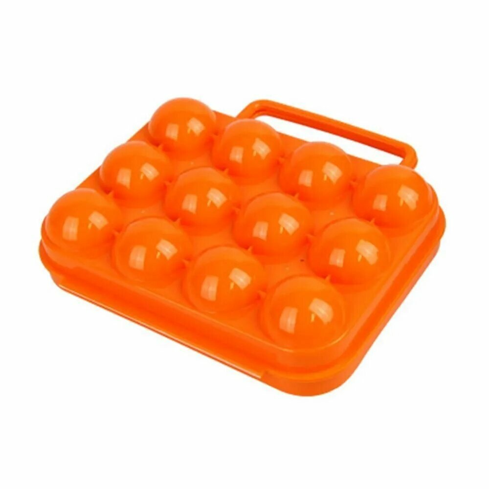 Пластиковый контейнер для яиц на открытом воздухе для пикника и кемпинга на, держатель для контейнера, коробка для яиц