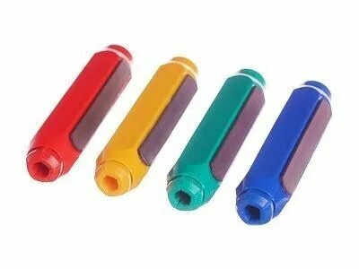 Держатель для мела, вид мелка: Пастельный, цветов: 4 шт.