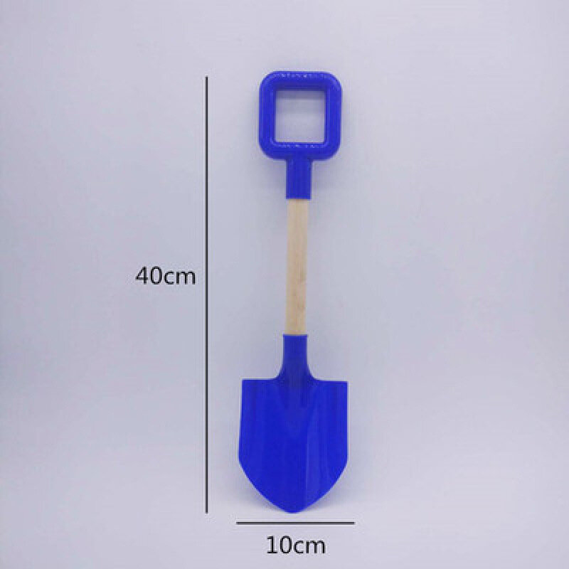 Большая детская пляжная игрушка, пластиковая лопата, инструмент для копания снега и песка в детском саду, железная лопата, железный совок