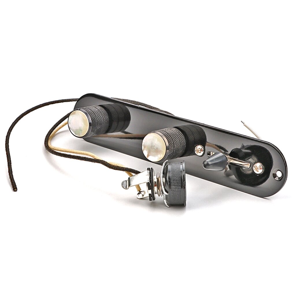 Электрогитара с проводной контрольной панелью и 3-позиционным переключателем