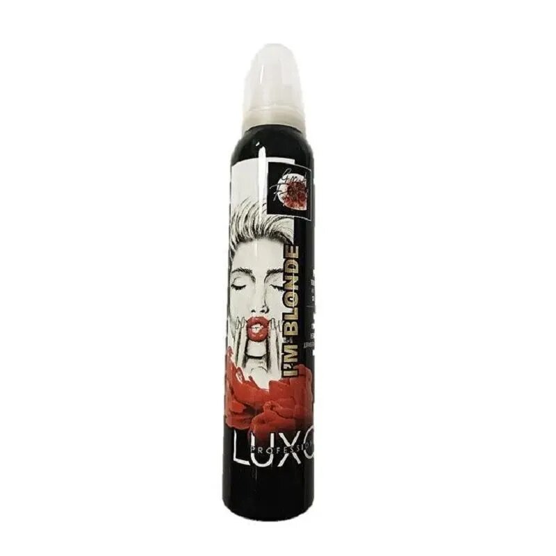 Тонирующий несмываемый мусс для светлых оттенков блонд Luxor Professional (Клубника)