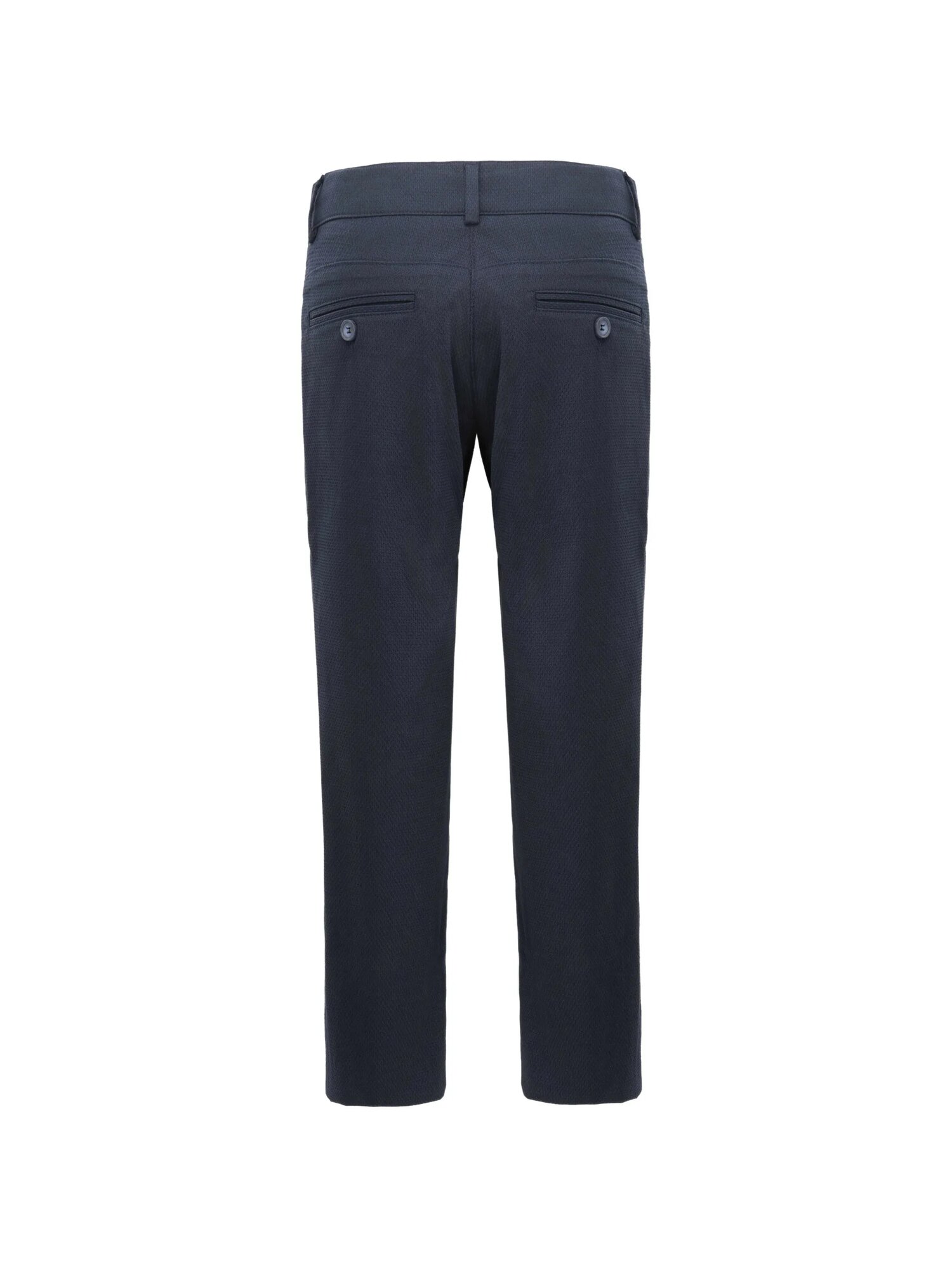 Брюки Textured straight-leg trousers