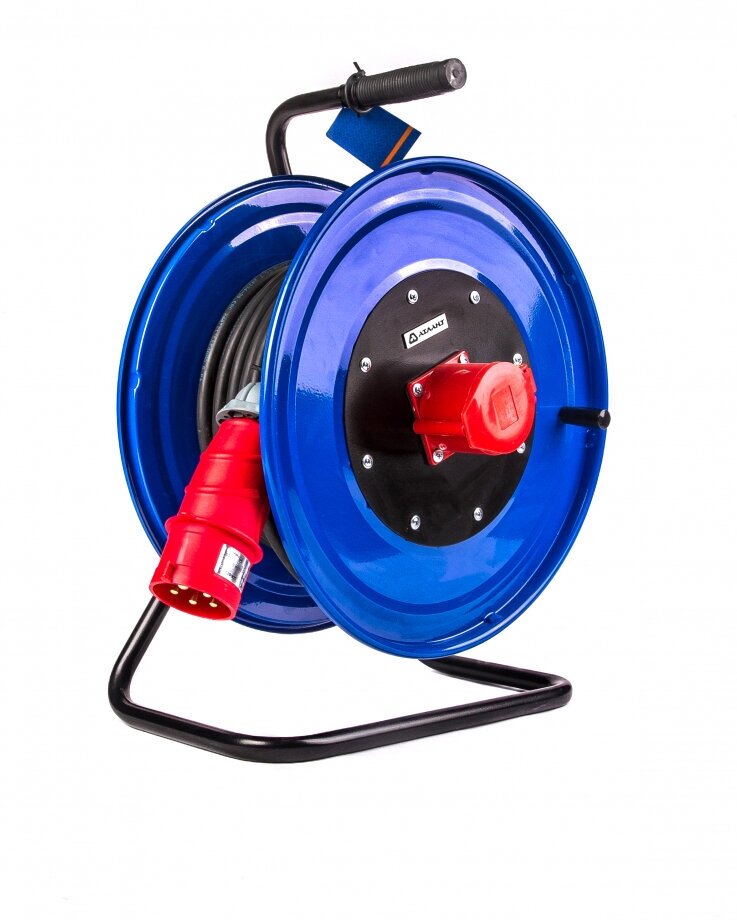 Промышленный удлинитель силовой Атлант КГ 4х4 50м на катушке 40192