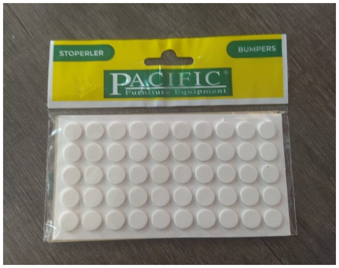 Амортизатор круглый PACIFIC 10*2 мм белый