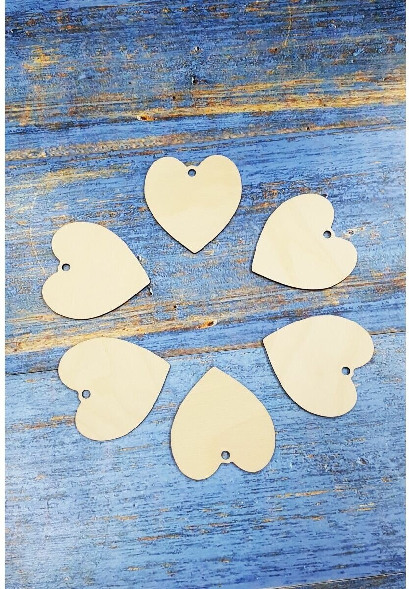 Деревянные заготовки декупаж Сердечко