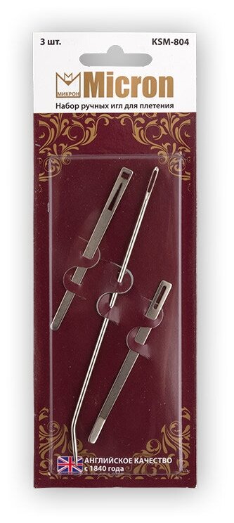 Micron набор для плетения KSM-804 в блистере 3 шт. .