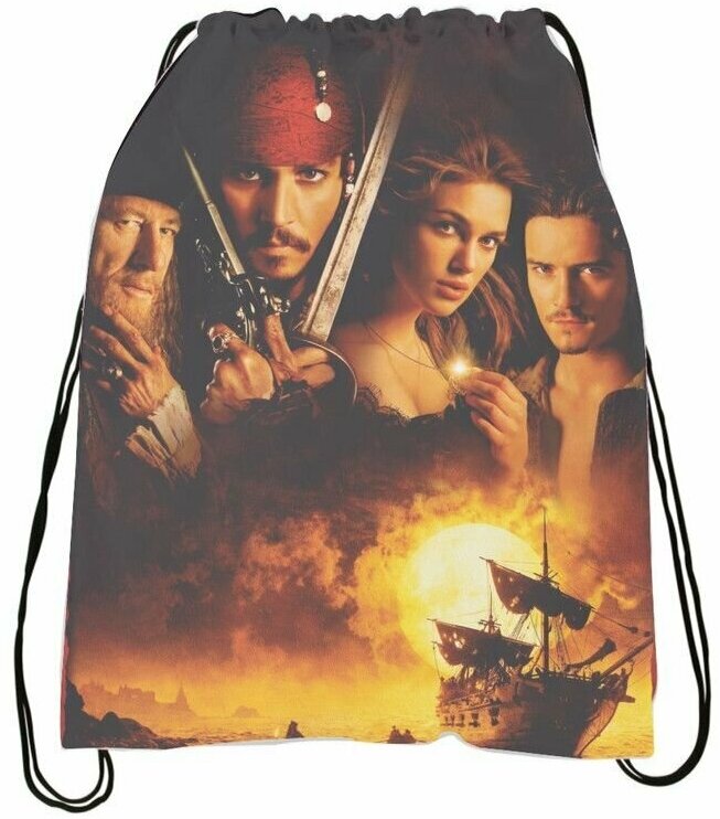 Сумка-мешок BUGRIKSHOP принт "Пираты Карибского моря" - 0015