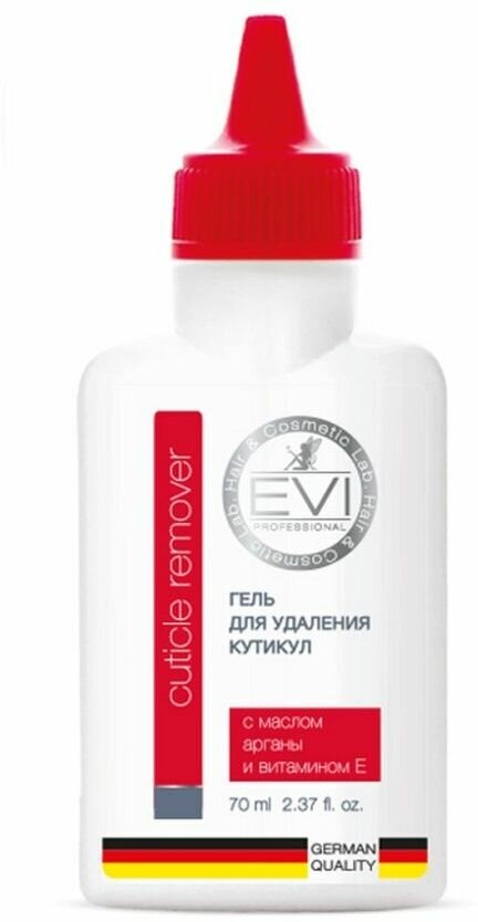 EVI professional Гель для удаления кутикулы с маслом арганы и витамином Е, 70 мл