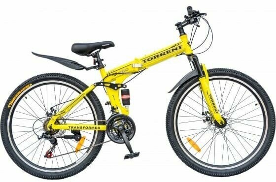 Велосипед Torrent Transformer 26"/17"/Серый, оранжевый.