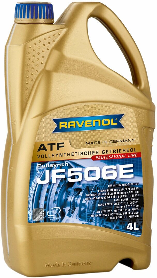 Трансмиссионное масло RAVENOL ATF JF506E ( 4л) new