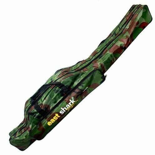 Чехол для удочек камуфлированный 2 секции 1,5 м East Shark чехол для спиннингов