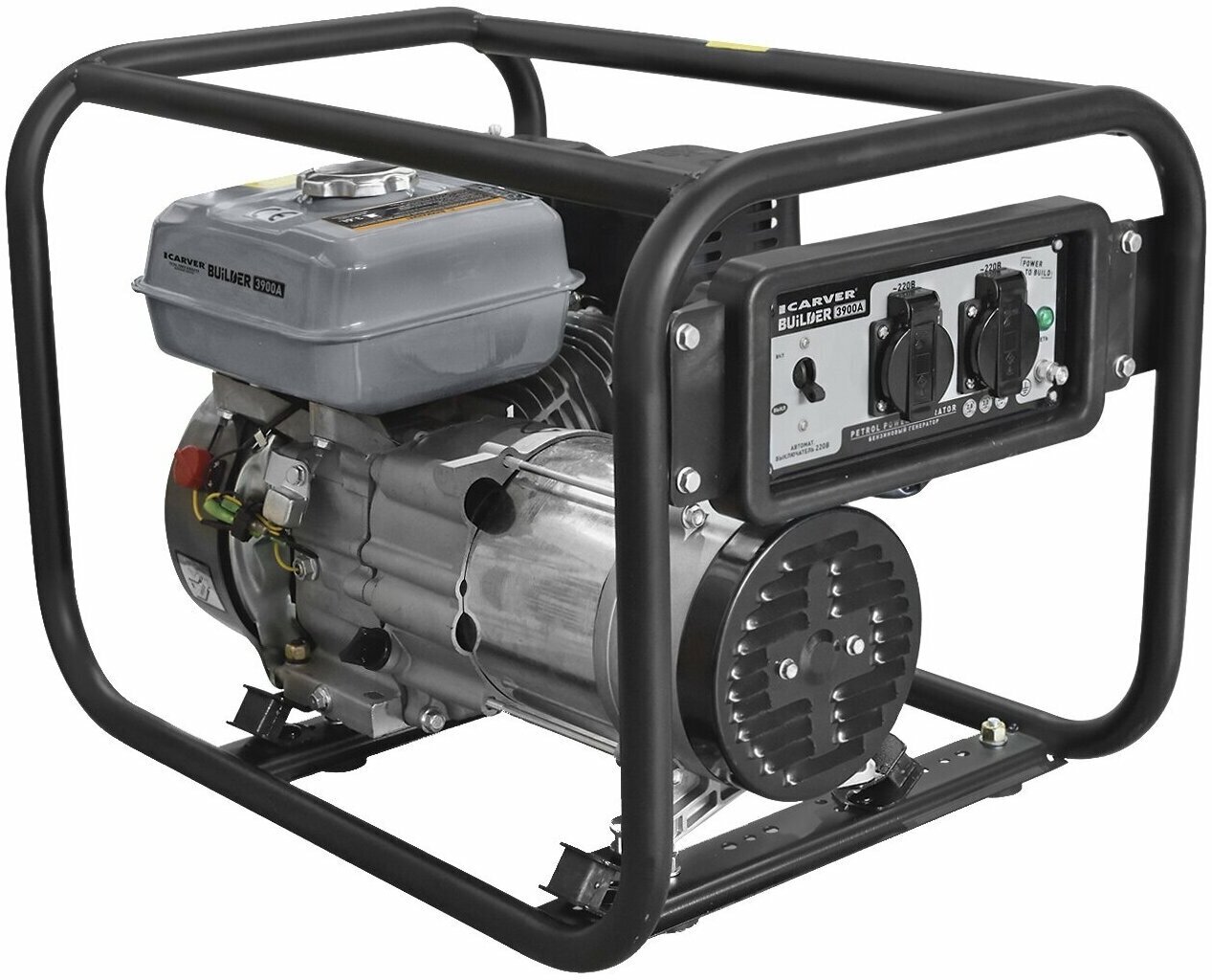 Бензиновый генератор CARVER Builder PPG-3900А 01.020.00017